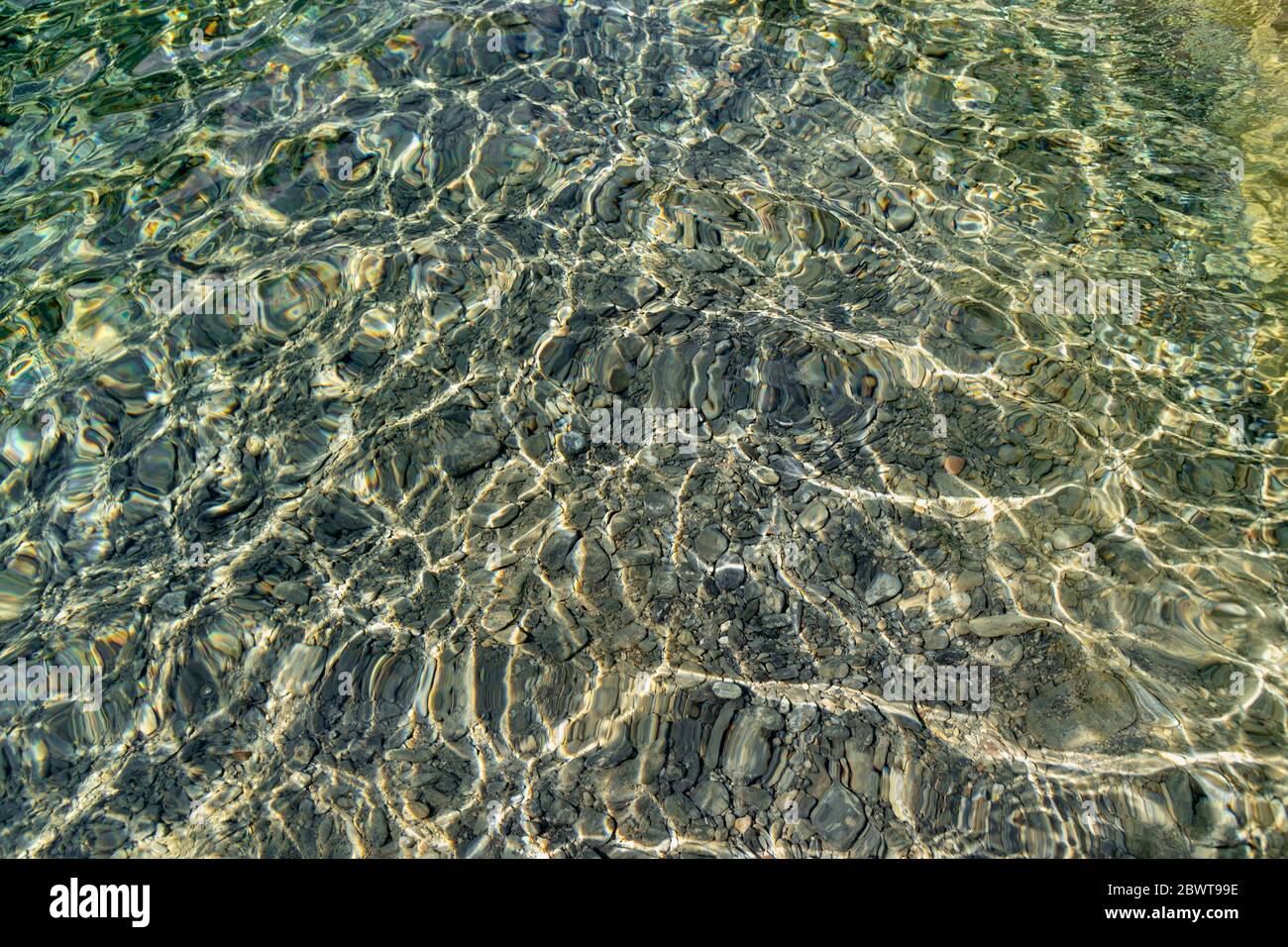 Natural pattern river clear water surface Stock Photo - Alamy
