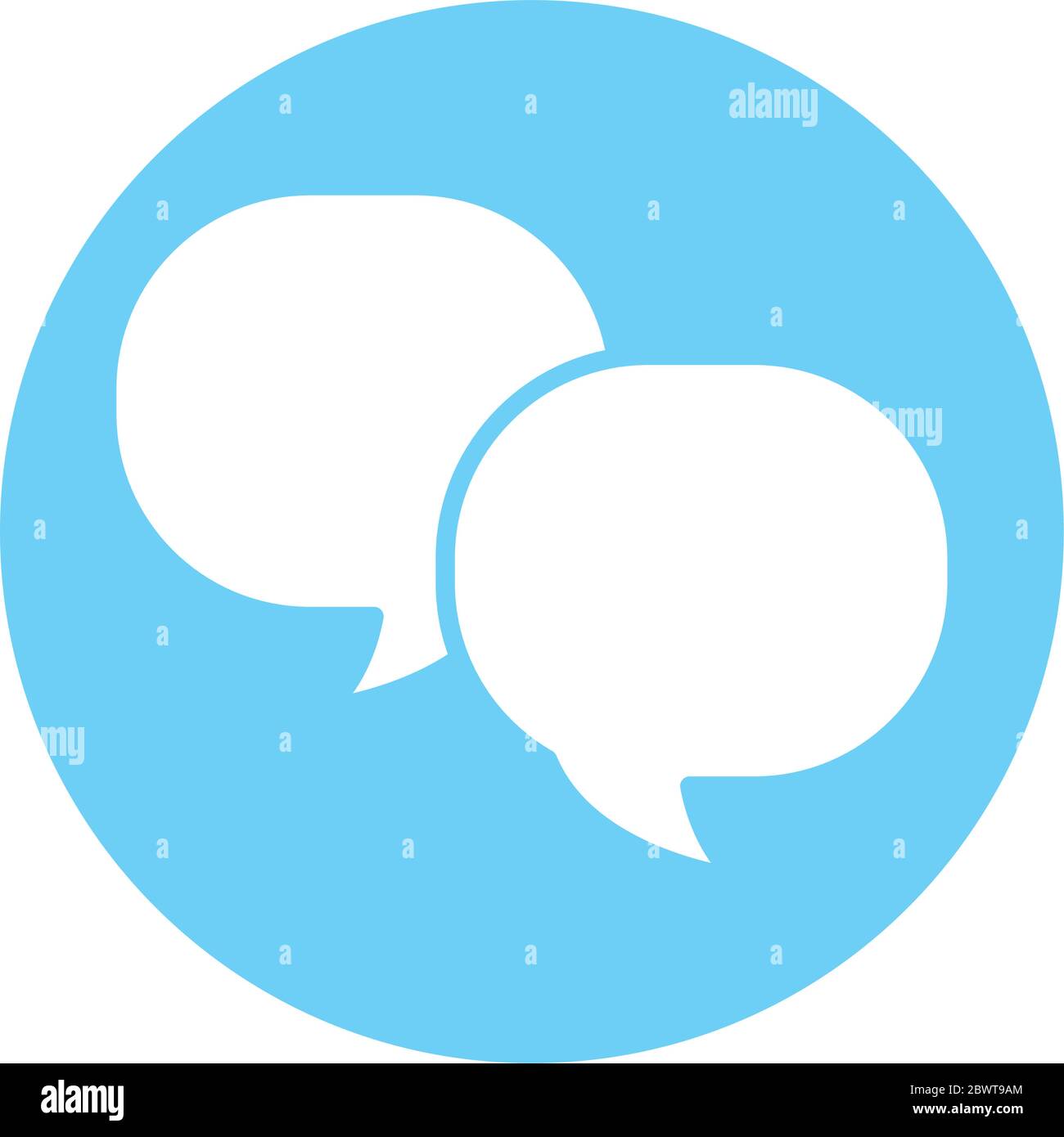 speech bubble message block style icon Stock Vector Image & Art - Alamy