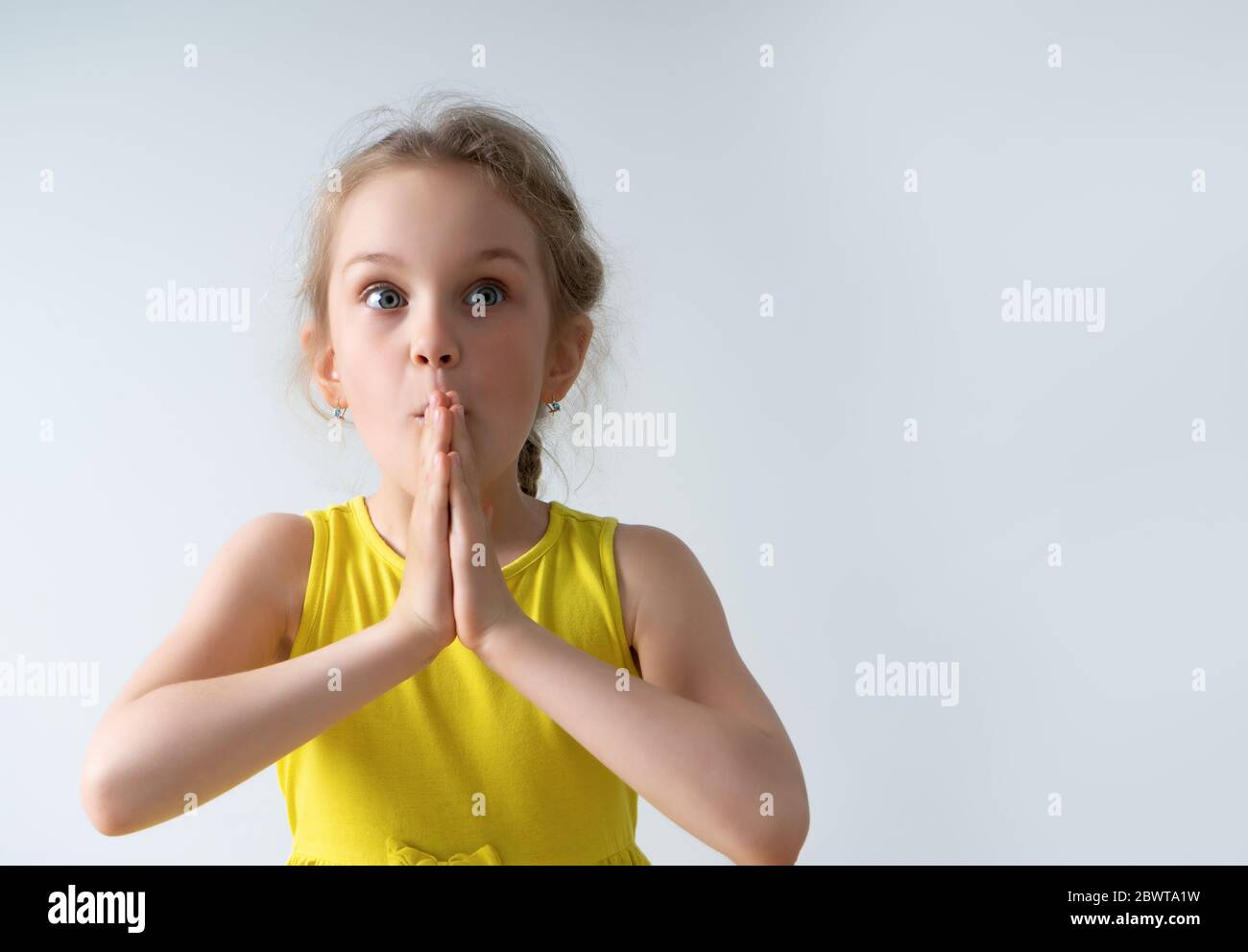 Worried Child Face
