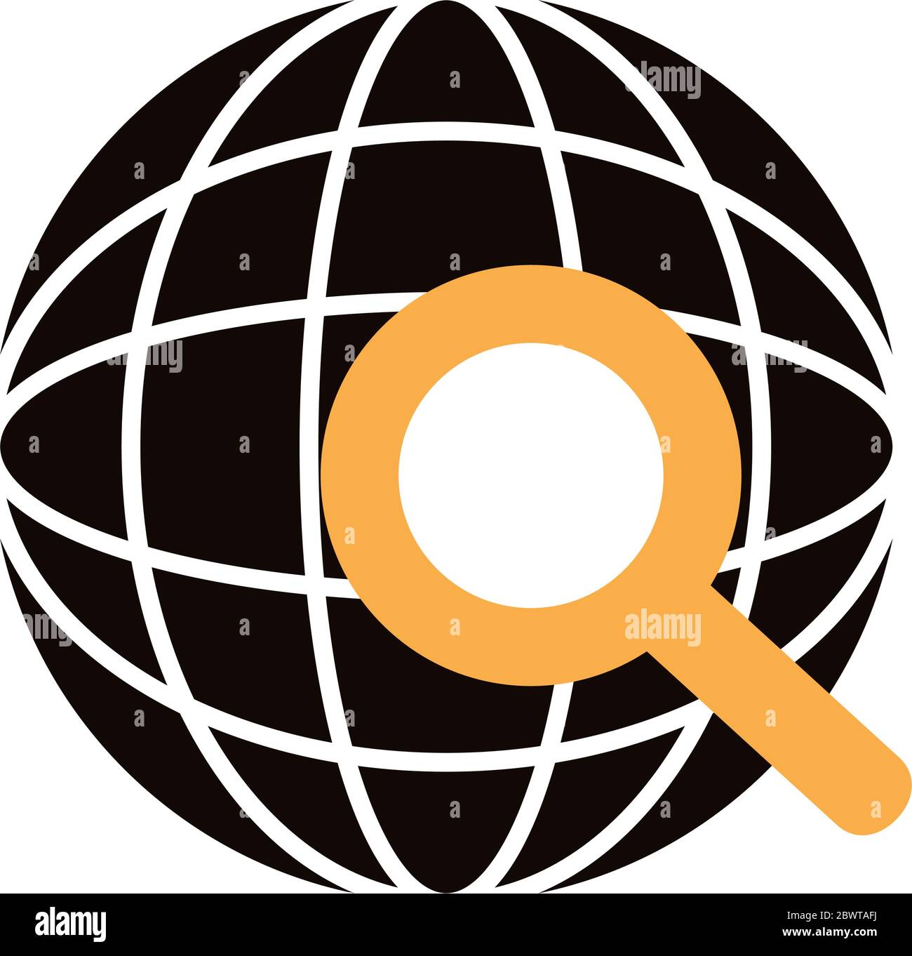 Magnifying grid Cut Out Stock Images & Pictures - Alamy