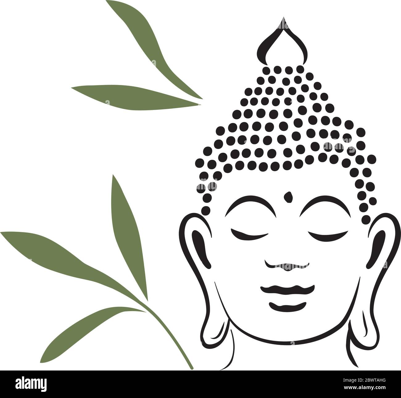 Buddha, vector graphic design element Stock Vector Image & Art - Alamy
