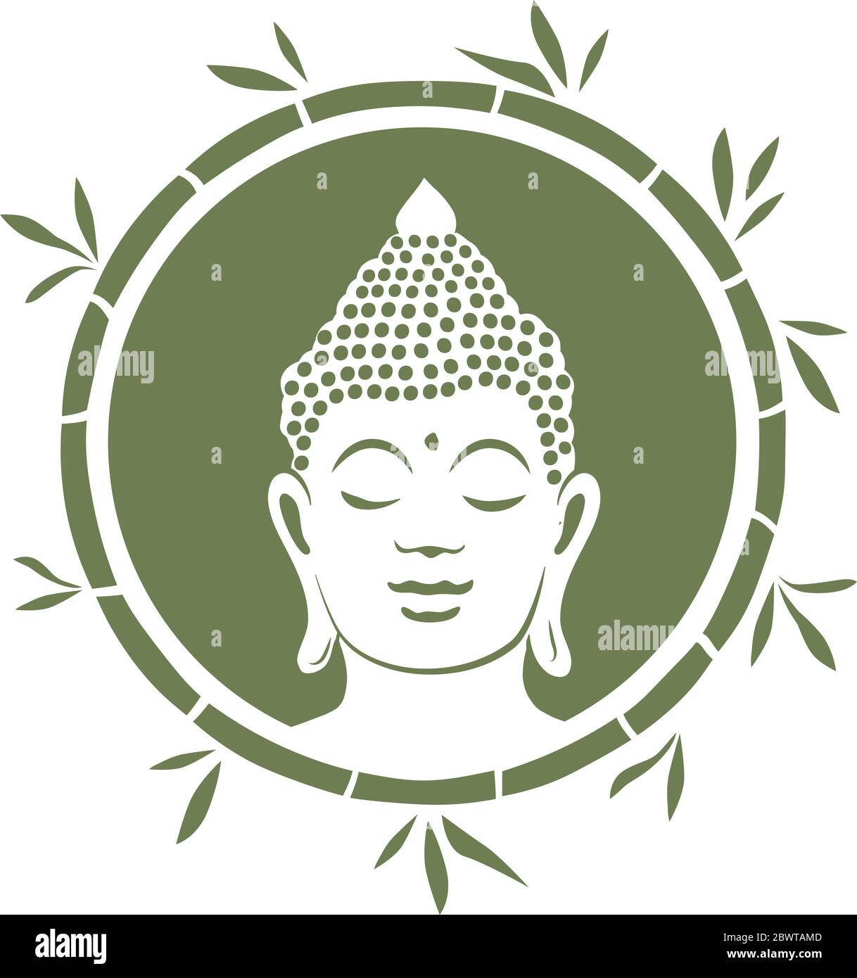 Buddha, vector graphic design element Stock Vector Image & Art - Alamy