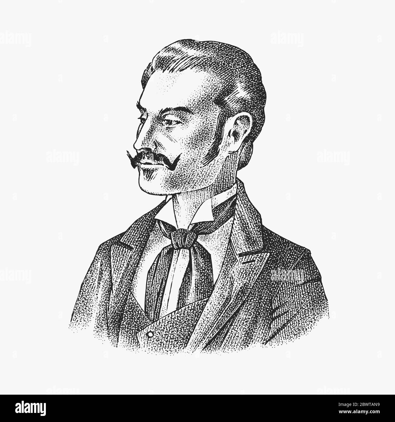 Victorian Man Drawing