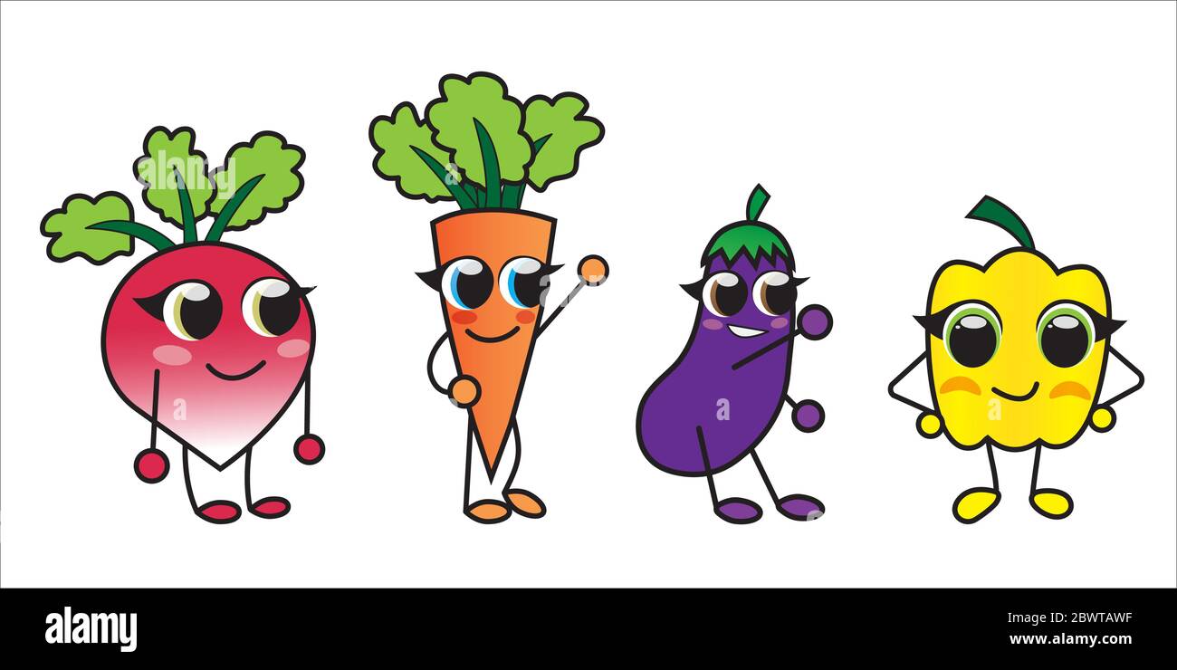 Happy Vegetables