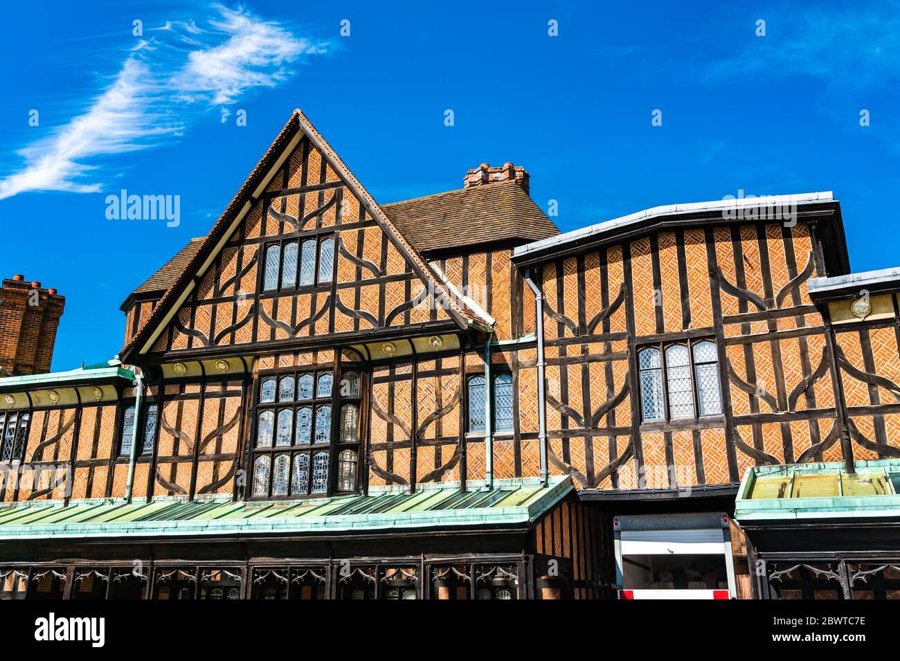 Half-timbered house at Windsor Castle, England Stock Photo - Alamy