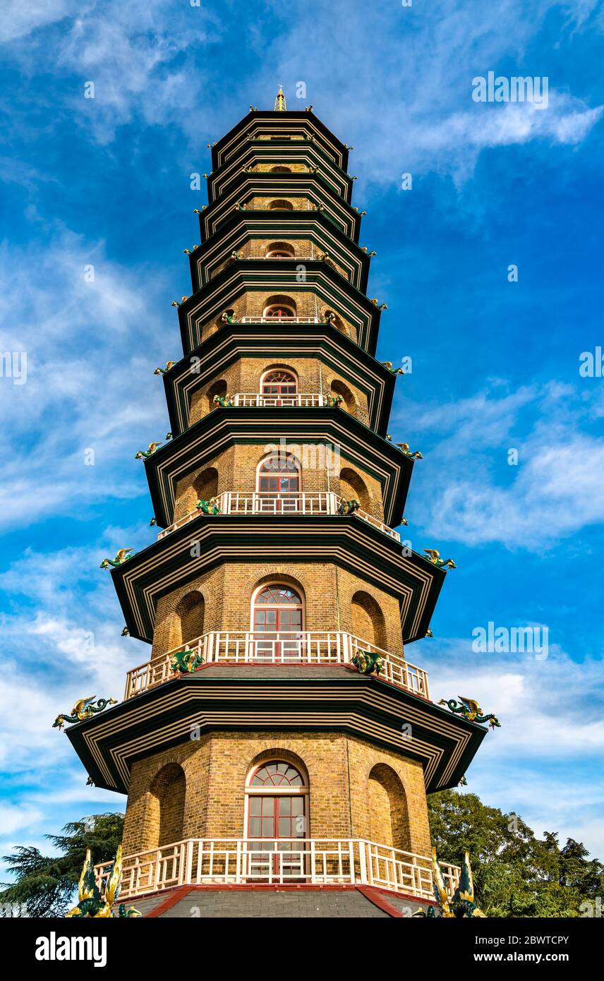 The Great Pagoda at Kew Gardens in London Stock Photo - Alamy