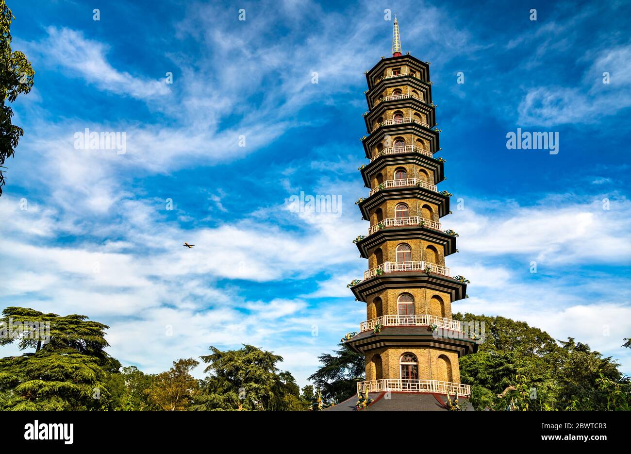 The Great Pagoda at Kew Gardens in London Stock Photo - Alamy