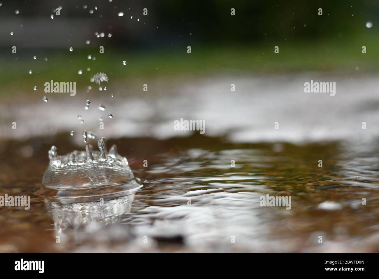 water splash isolated for background Stock Photo - Alamy