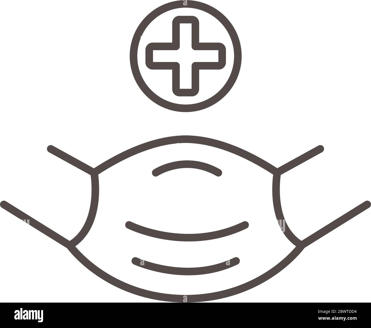 Medical mask filter line Cut Out Stock Images & Pictures - Alamy