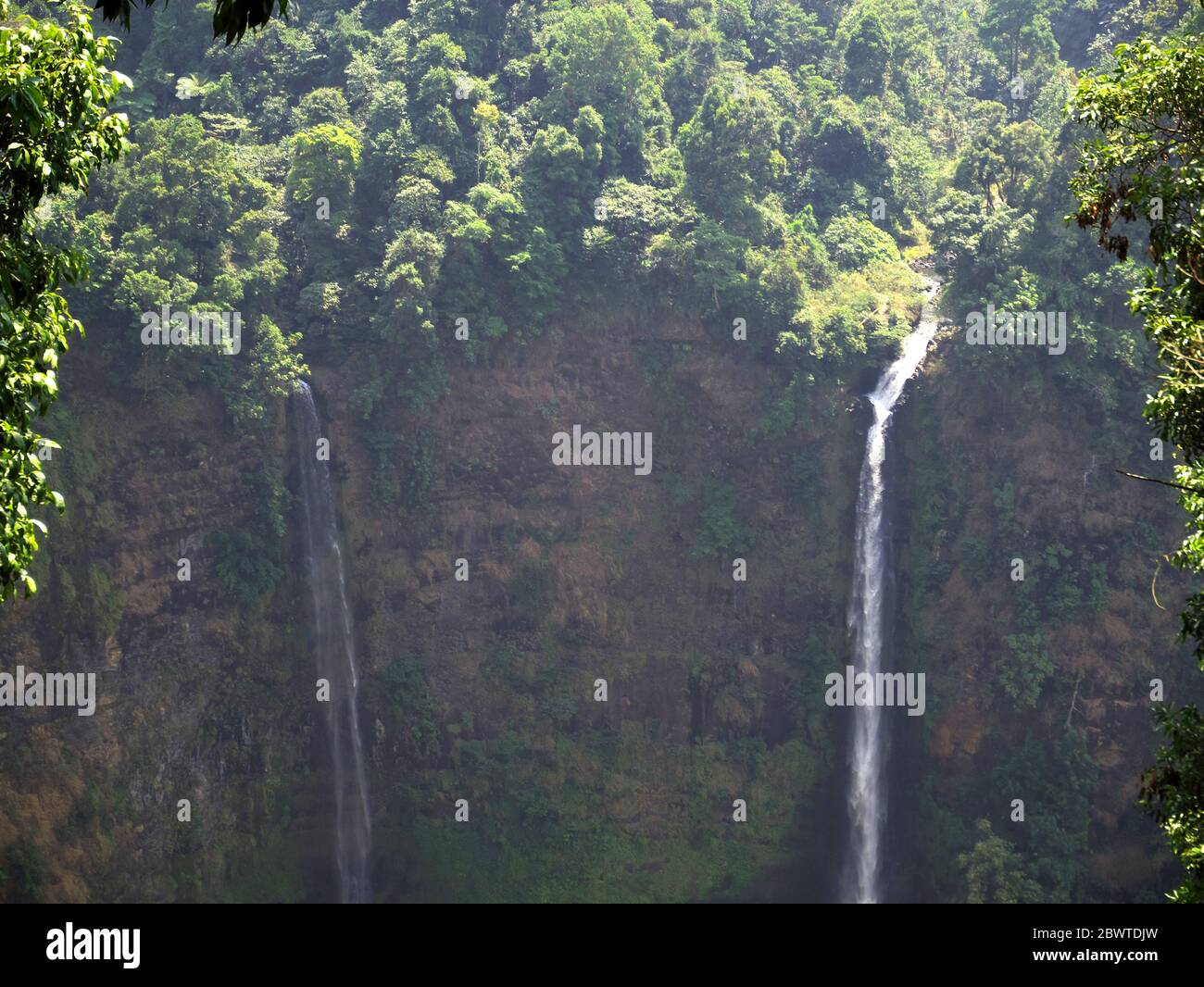 The waterfall in Jungle, Laos Stock Photo - Alamy