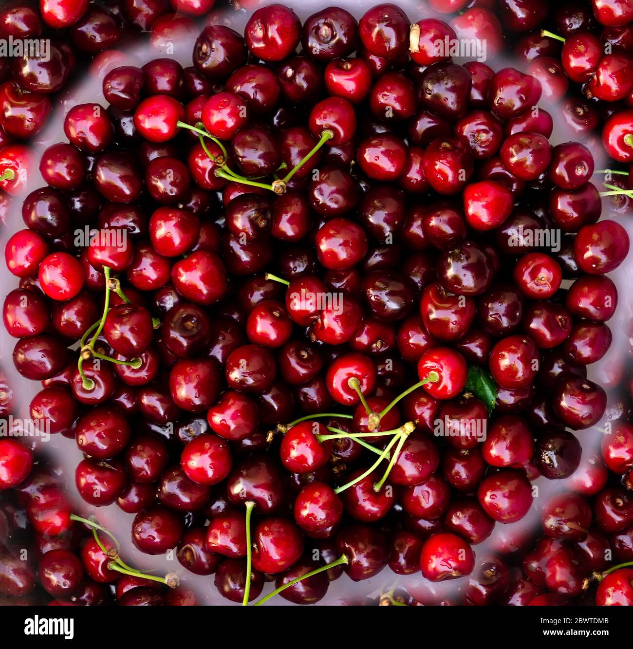 red cherry background Stock Photo - Alamy
