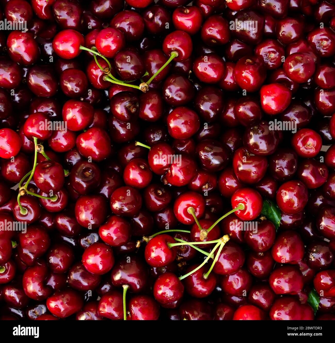 red cherry background Stock Photo - Alamy