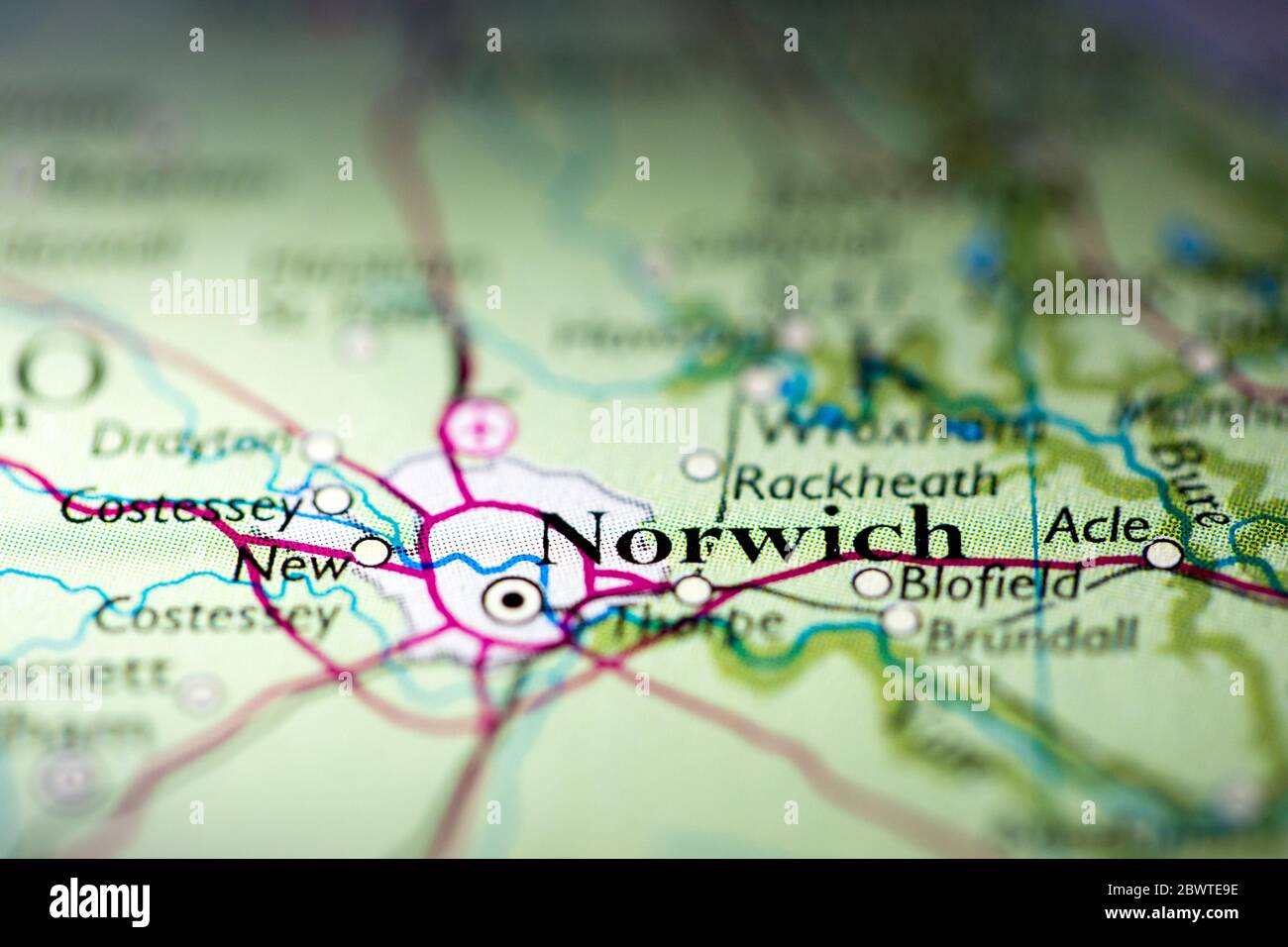 City of norwich map High Resolution Stock Photography and Images - Alamy