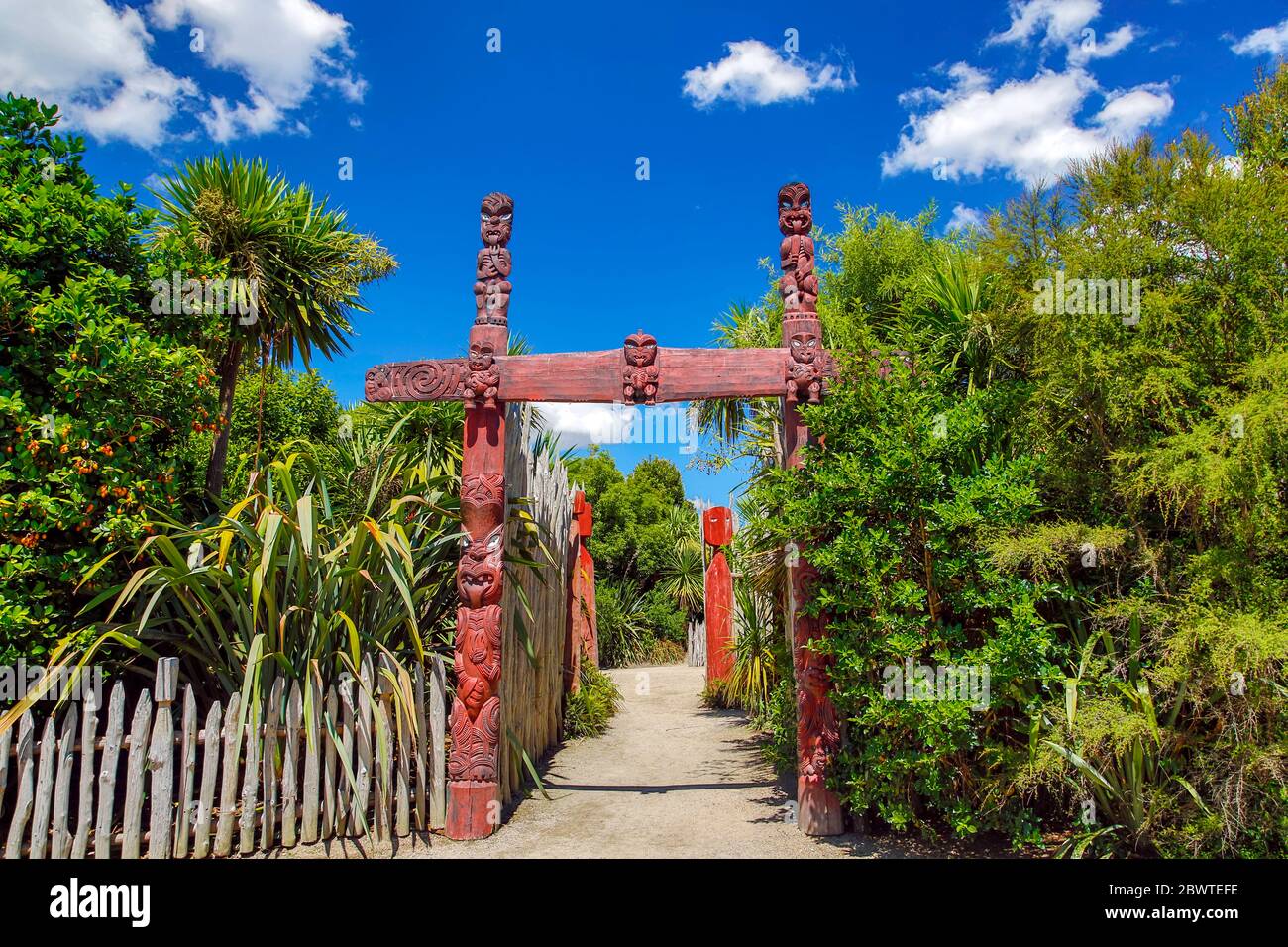 Hamilton gardens, New Zealand Stock Photo - Alamy