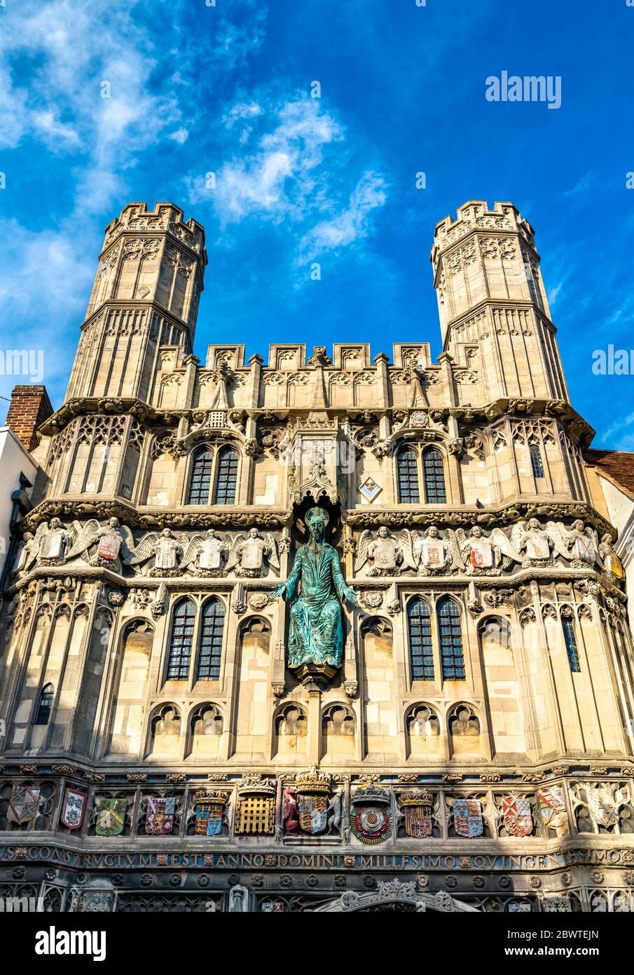 Christ Church Gate in Canterbury, England Stock Photo - Alamy
