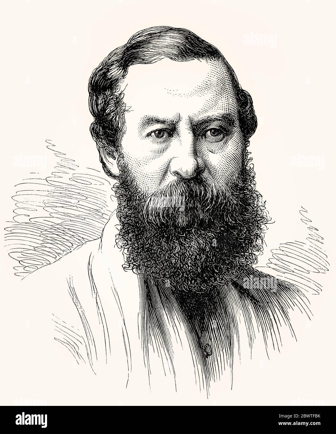 Sir Samuel White Baker, 1821–1893, an English explorer, officer Stock ...