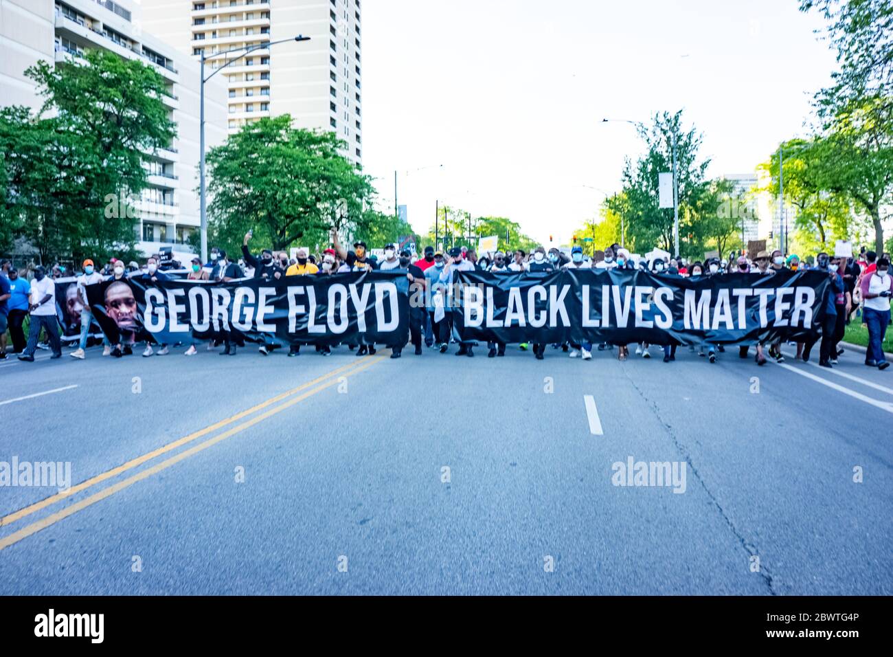Chicago southside protests hi-res stock photography and images - Alamy