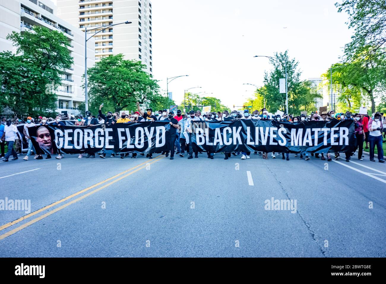 Chicago southside protests hi-res stock photography and images - Alamy