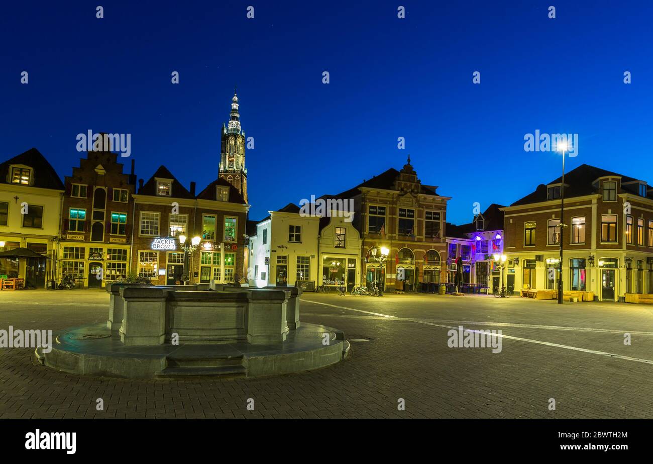 AMERSFOORT, The Netherlands - April 5 , 2020 - The Hof is the busiest ...