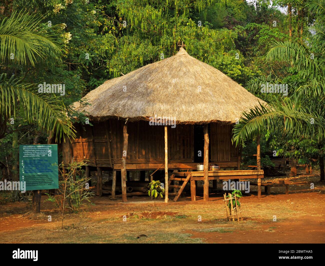 The small village on south Laos Stock Photo - Alamy