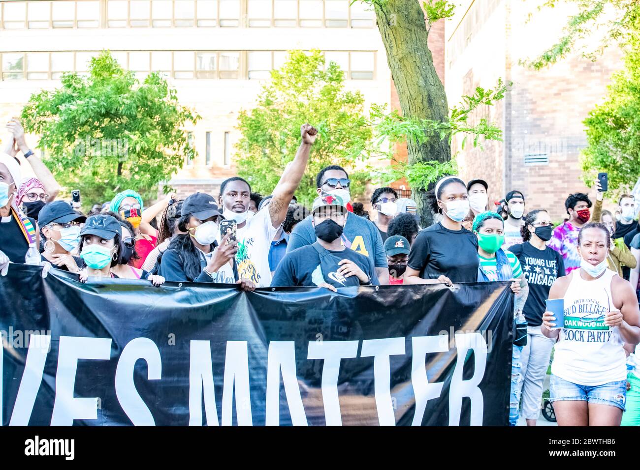 Chicago southside protests hi-res stock photography and images - Alamy