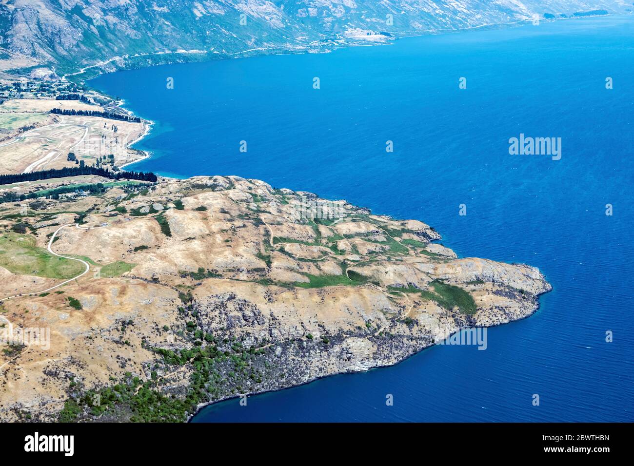Aerial views of Southern alps in New zealand Stock Photo - Alamy