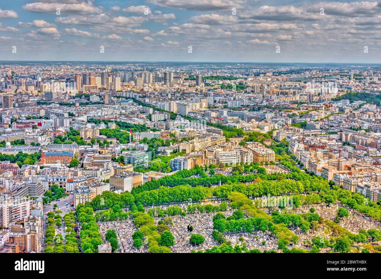 Panoramic view over Paris, France Stock Photo - Alamy