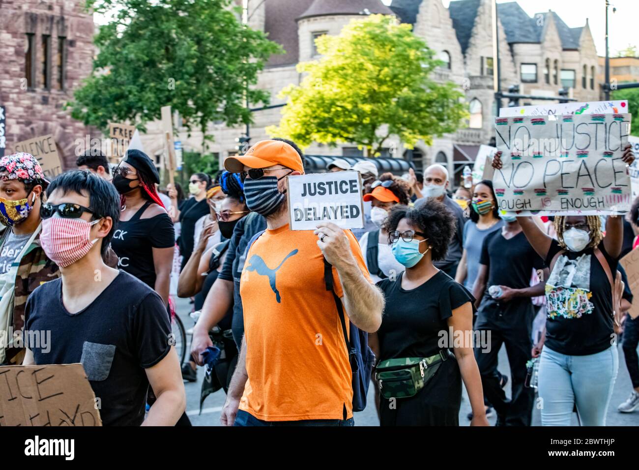 Chicago southside protests hi-res stock photography and images - Alamy