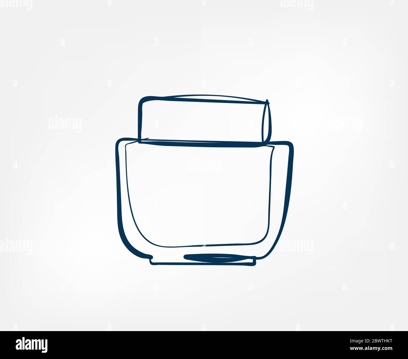 Cosmetic cream jars Stock Vector Images - Alamy