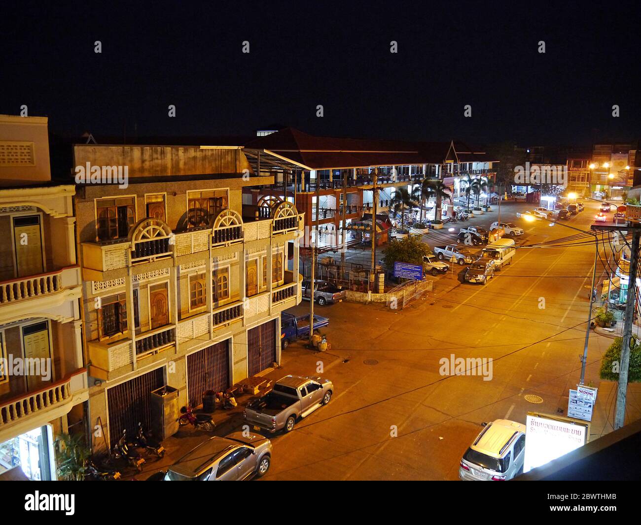 The street in Pakse city, Laos Stock Photo - Alamy