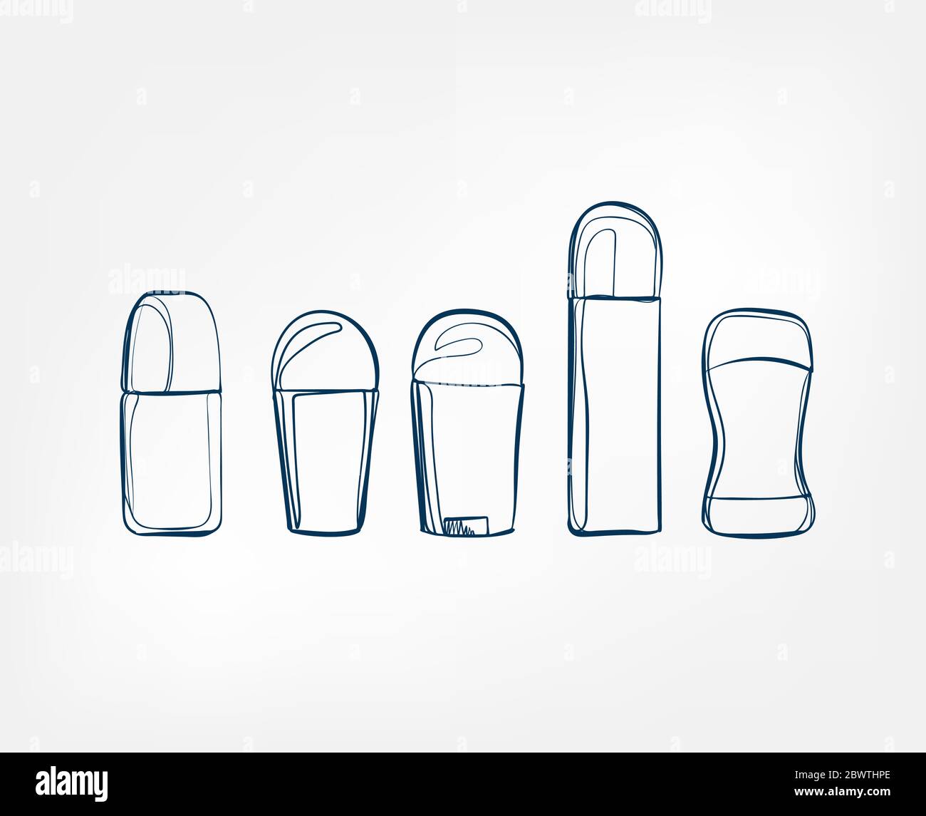 deodorant line art sketch outline isolated design element cosmetics ...