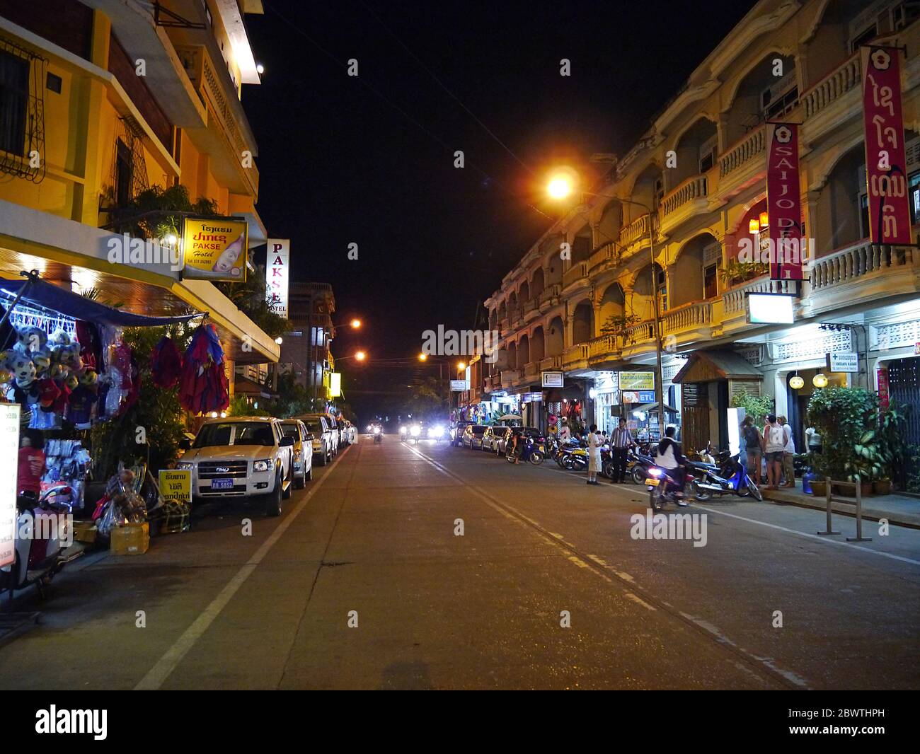 The street in Pakse city, Laos Stock Photo - Alamy