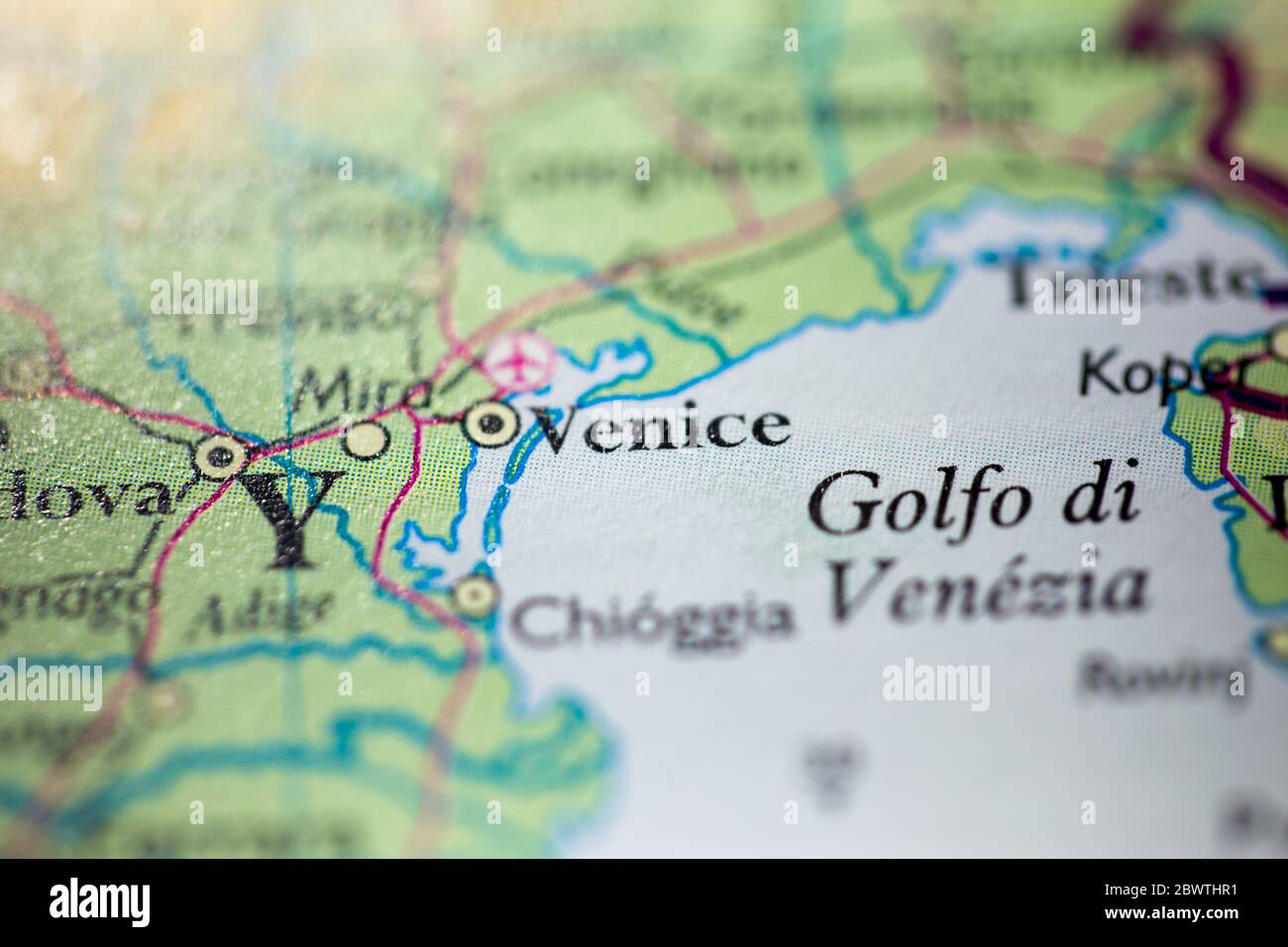 Venice Europe Map