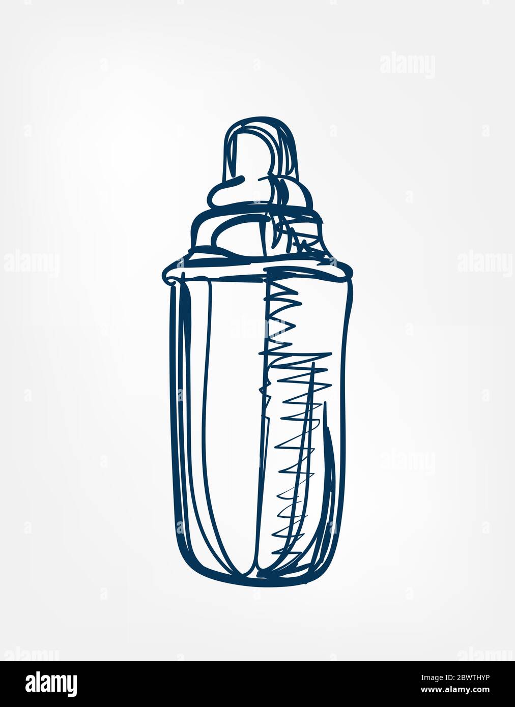 Single line art drink Stock Vector Images - Alamy