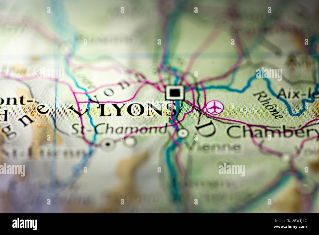France geological map hi-res stock photography and images - Alamy