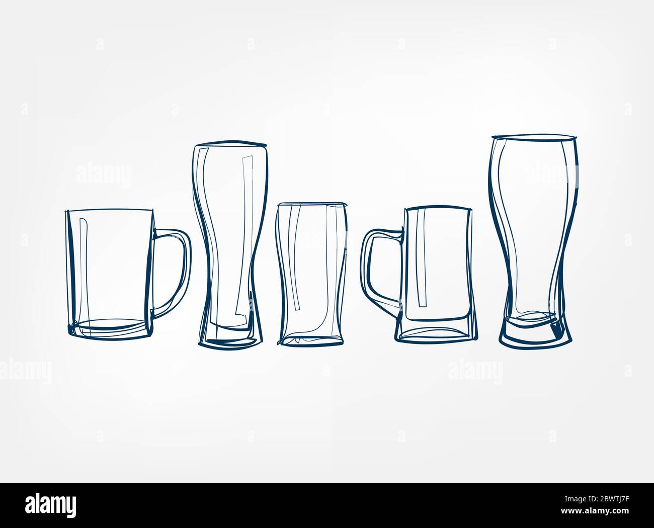 Pint Glass Illustration