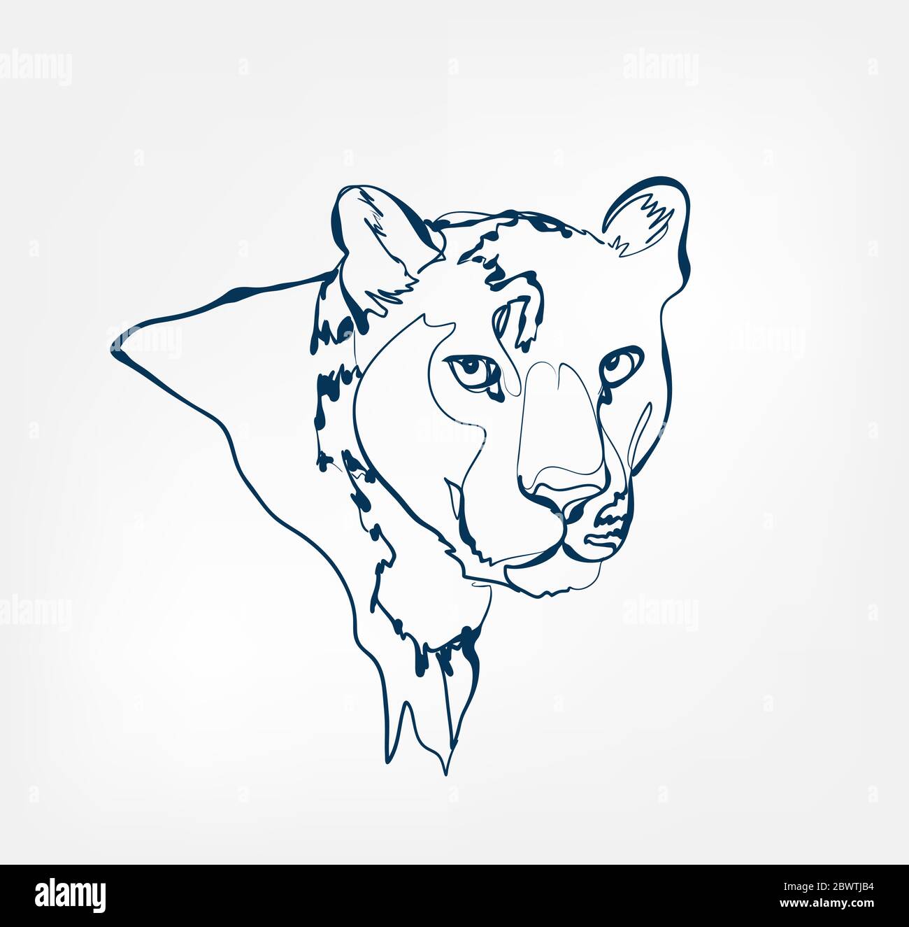 One leopard Stock Vector Images - Alamy