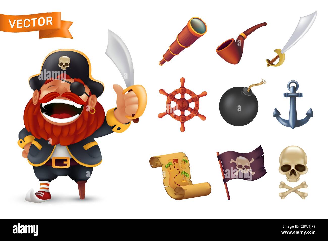 Bearded captain hi-res stock photography and images - Alamy