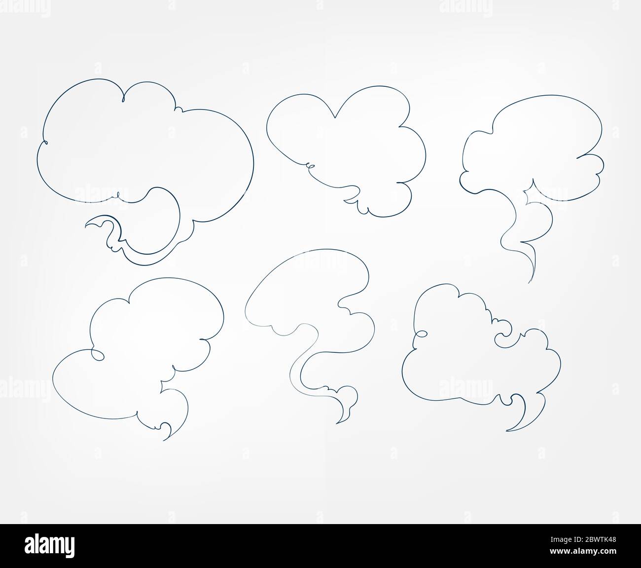 Cloud one line Stock Vector Images - Alamy