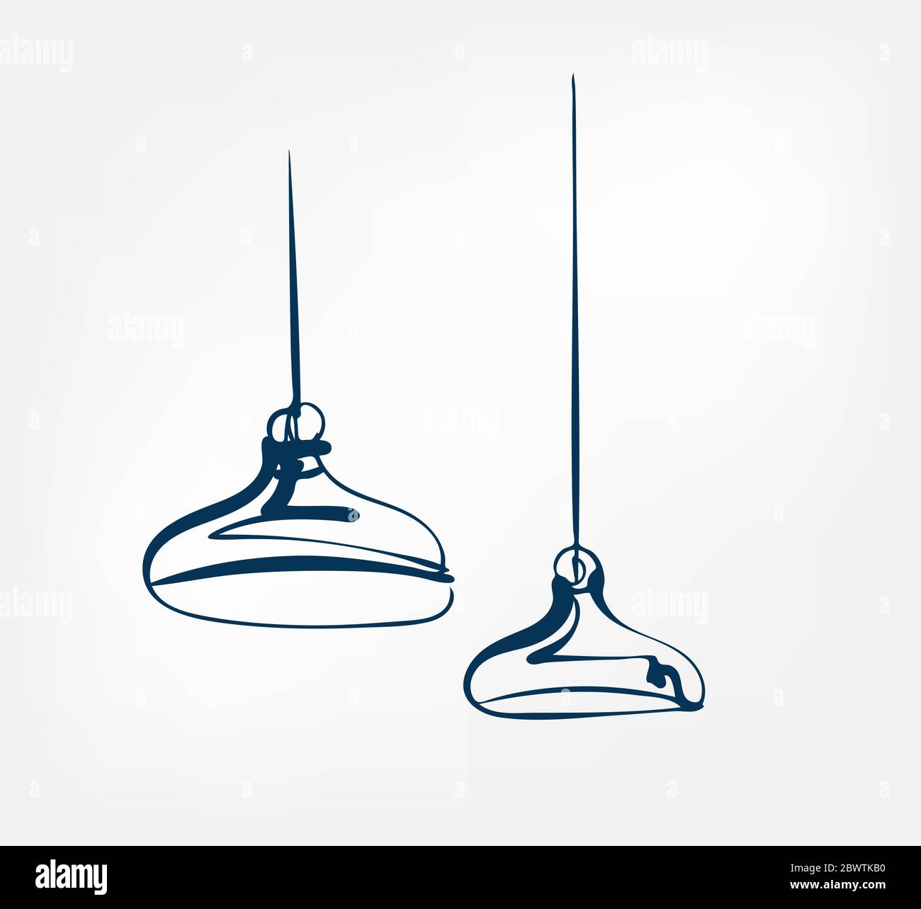 Design electric hanging lamps Stock Vector Images - Alamy