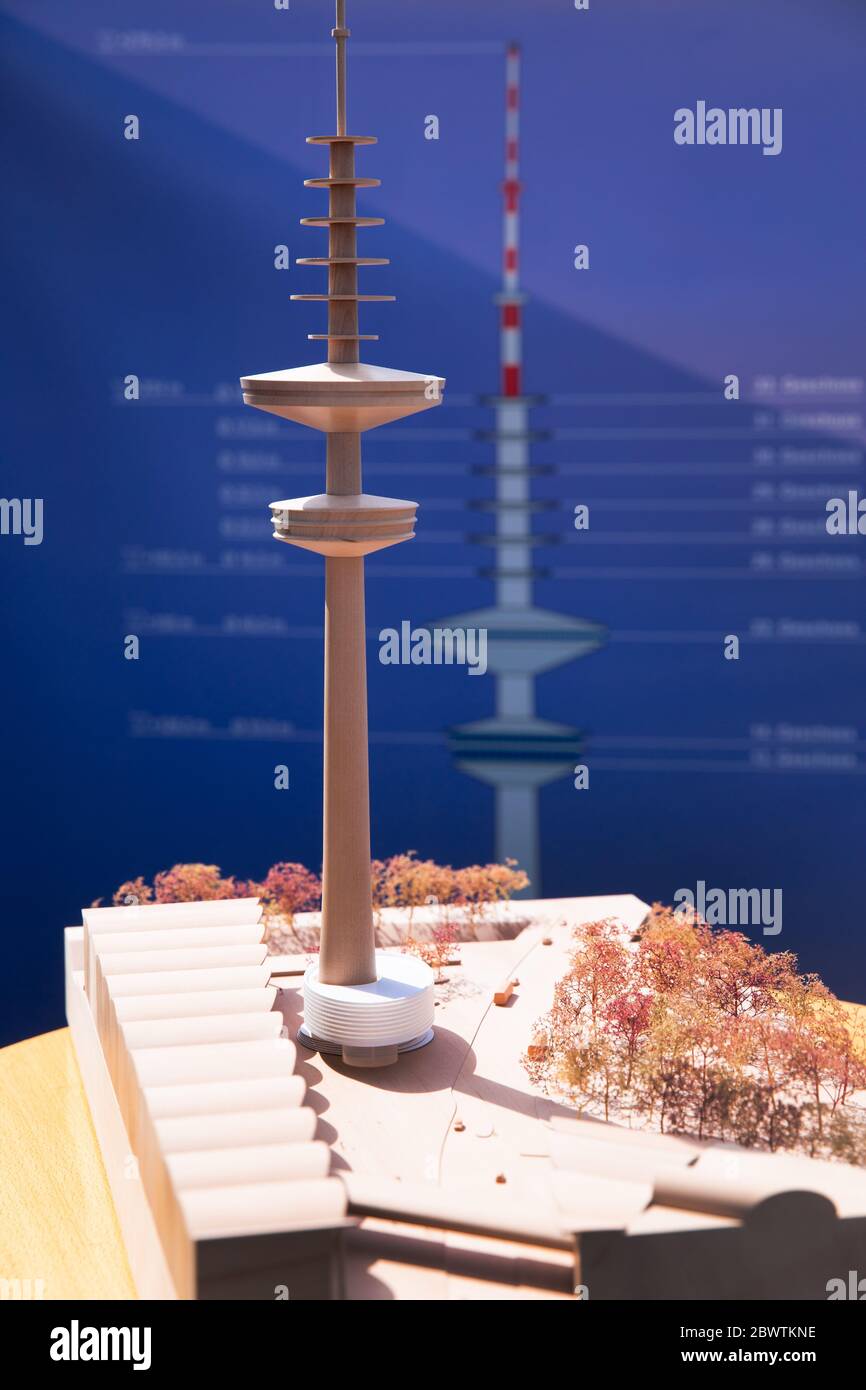 Hamburg, Germany. 03rd June, 2020. A model of the redesign of the ...