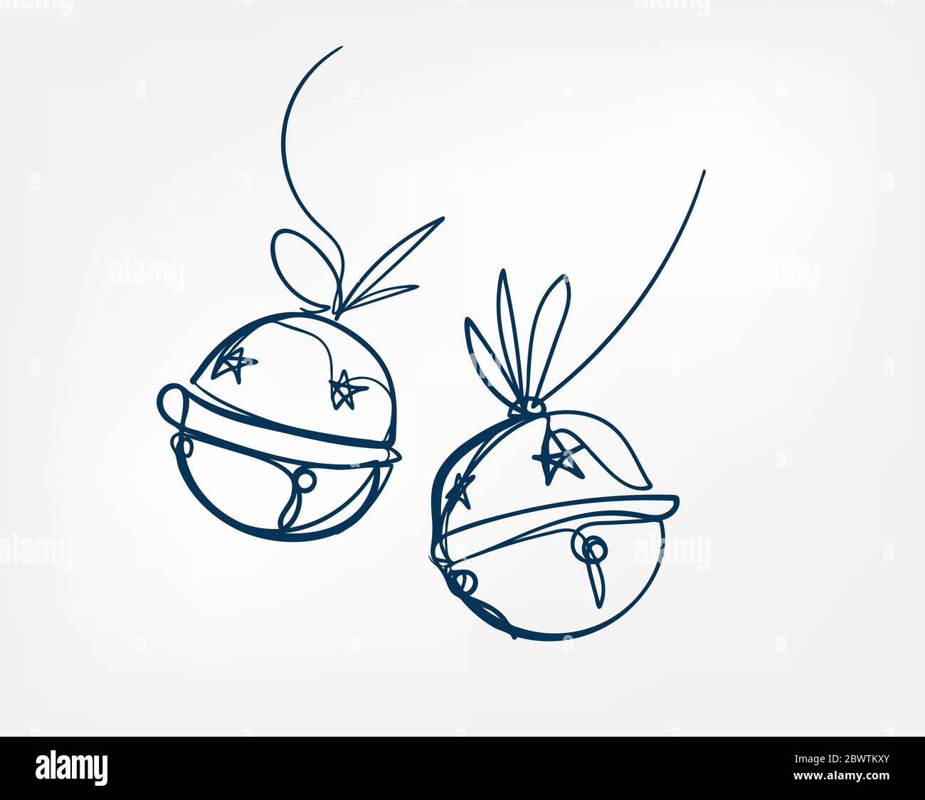 bell one line vector isolated design Stock Vector Image & Art - Alamy