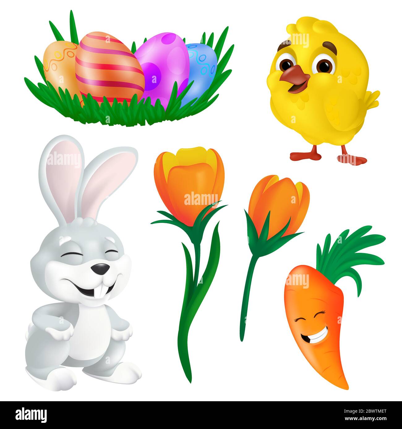 Spring characters Cut Out Stock Images & Pictures - Alamy