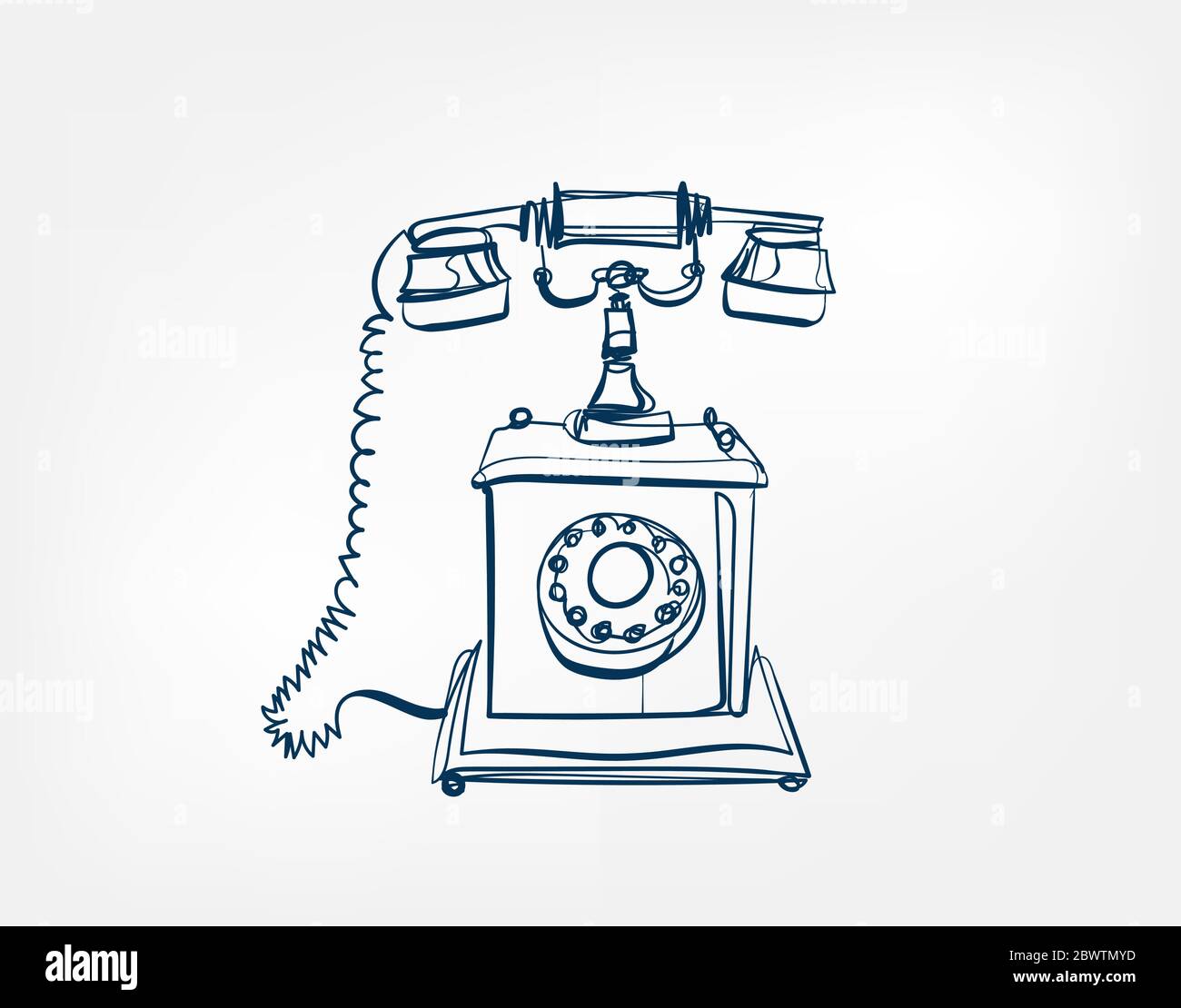 One handset Stock Vector Images - Alamy