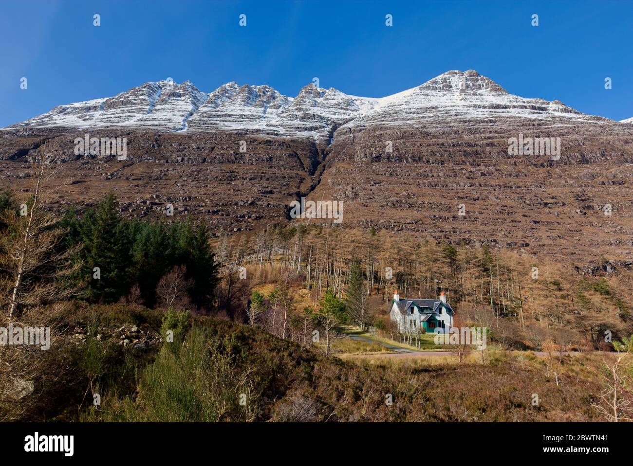 Glen Cottage, Torridon, Highland Scotland Stock Photo - Alamy