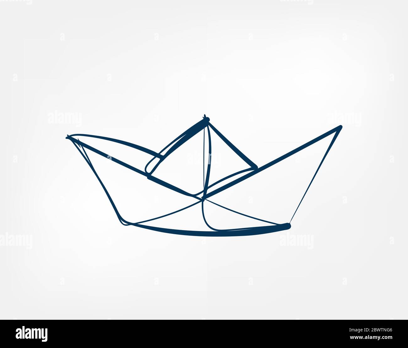 Boat one line art Stock Vector Images - Alamy