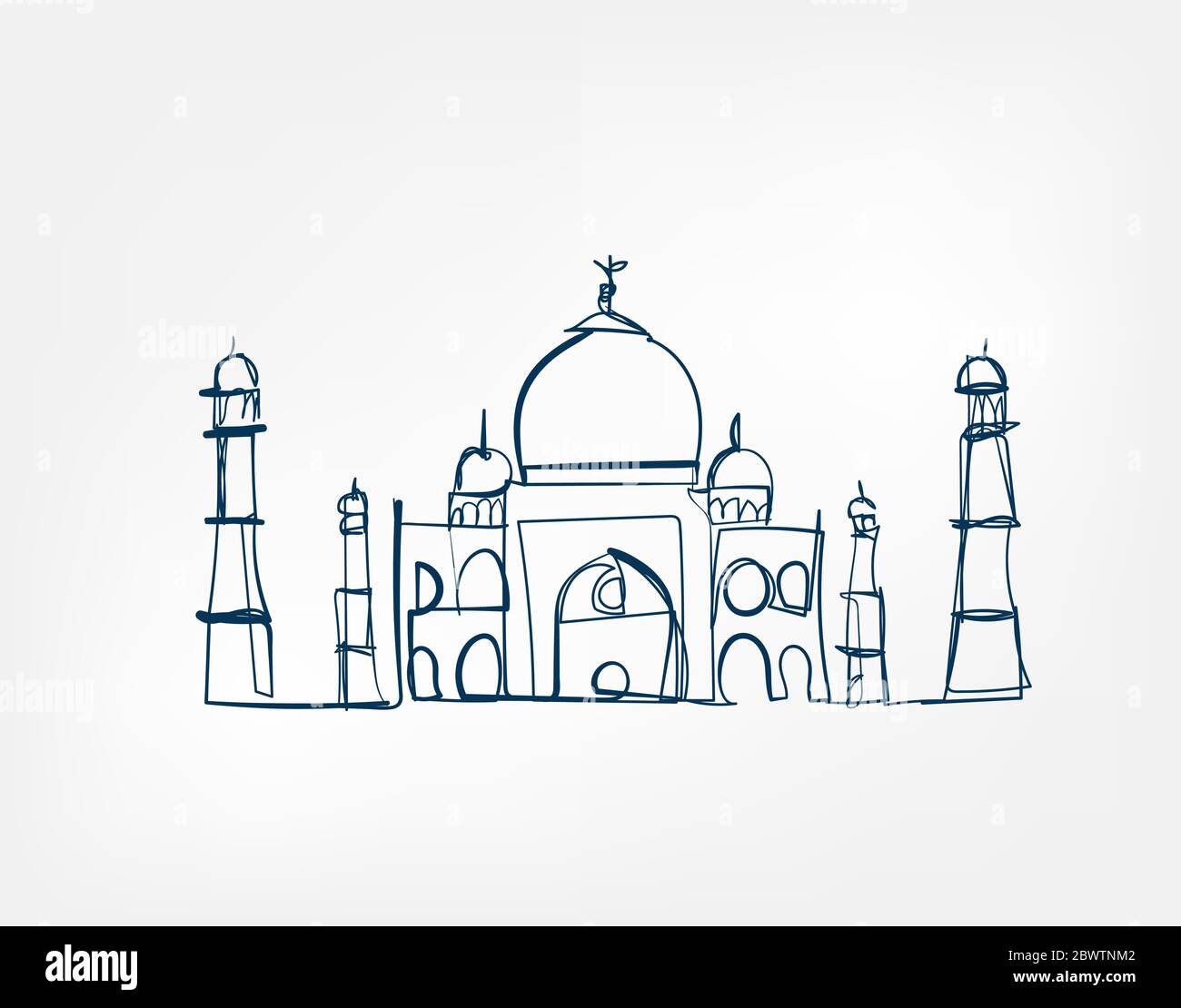 Modern architecture one world Stock Vector Images - Alamy