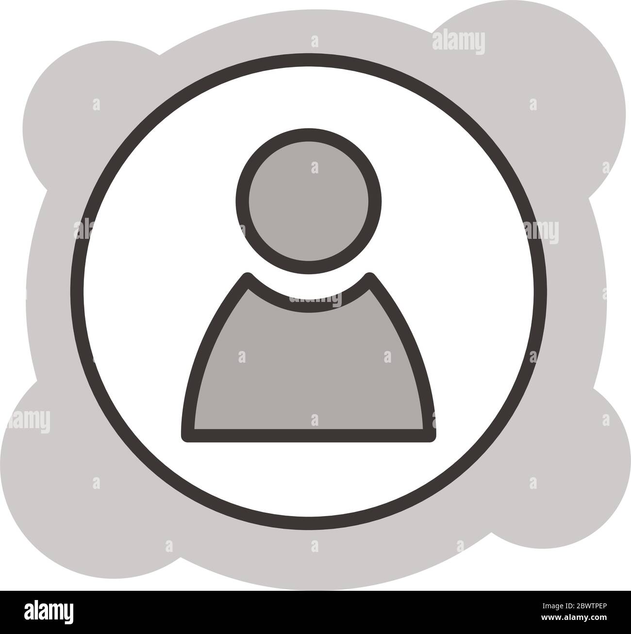 Male avatar solid icon Stock Vector Images - Alamy