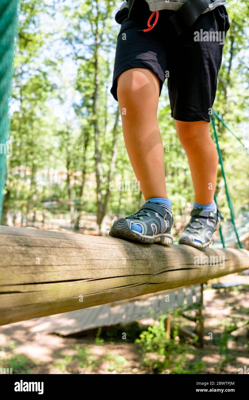 High rope walking hi-res stock photography and images - Alamy