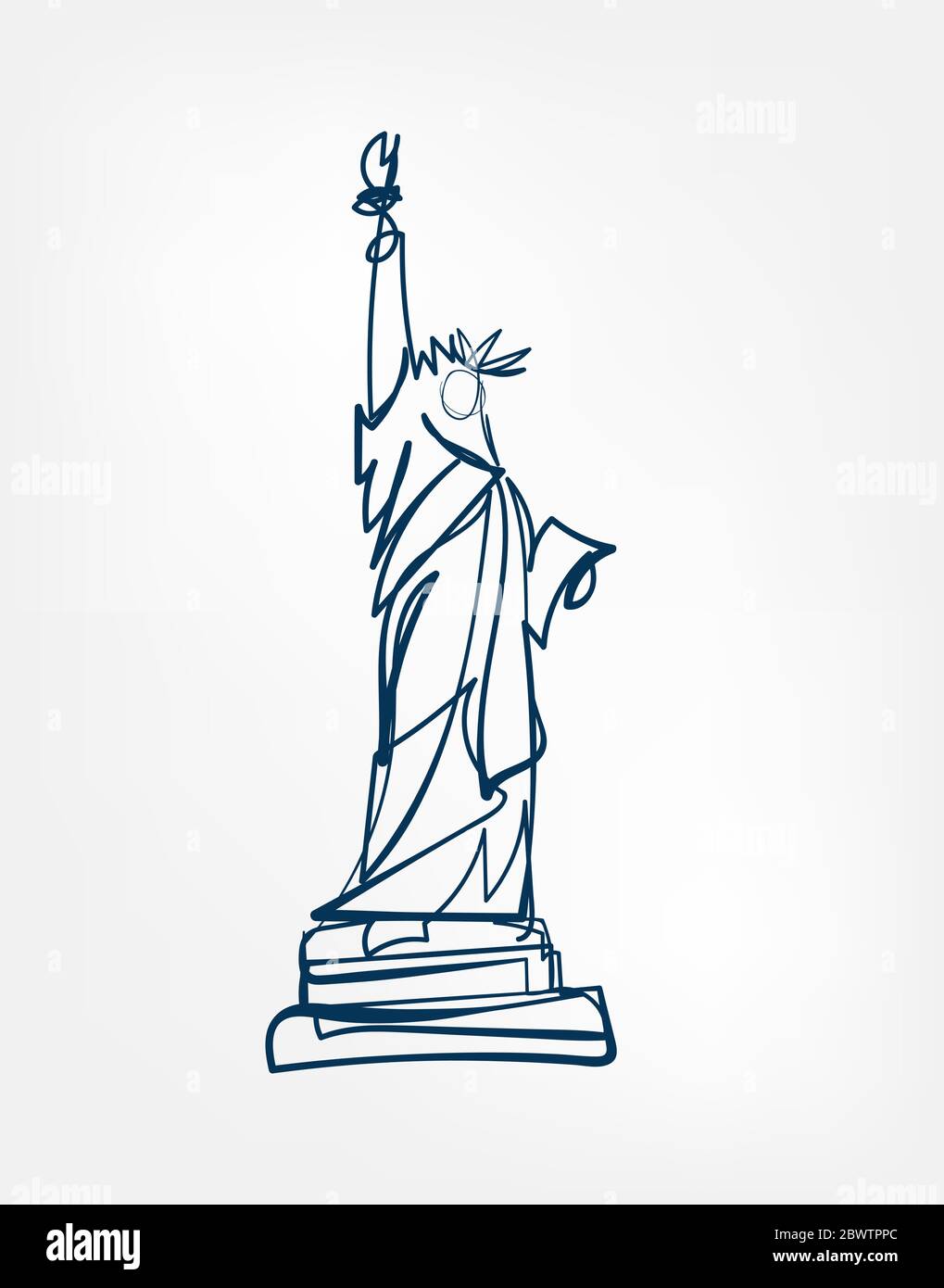 Statue Of Liberty Doodle